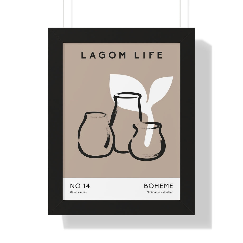 Lagom Life No 14 - Framed Print – Murellos