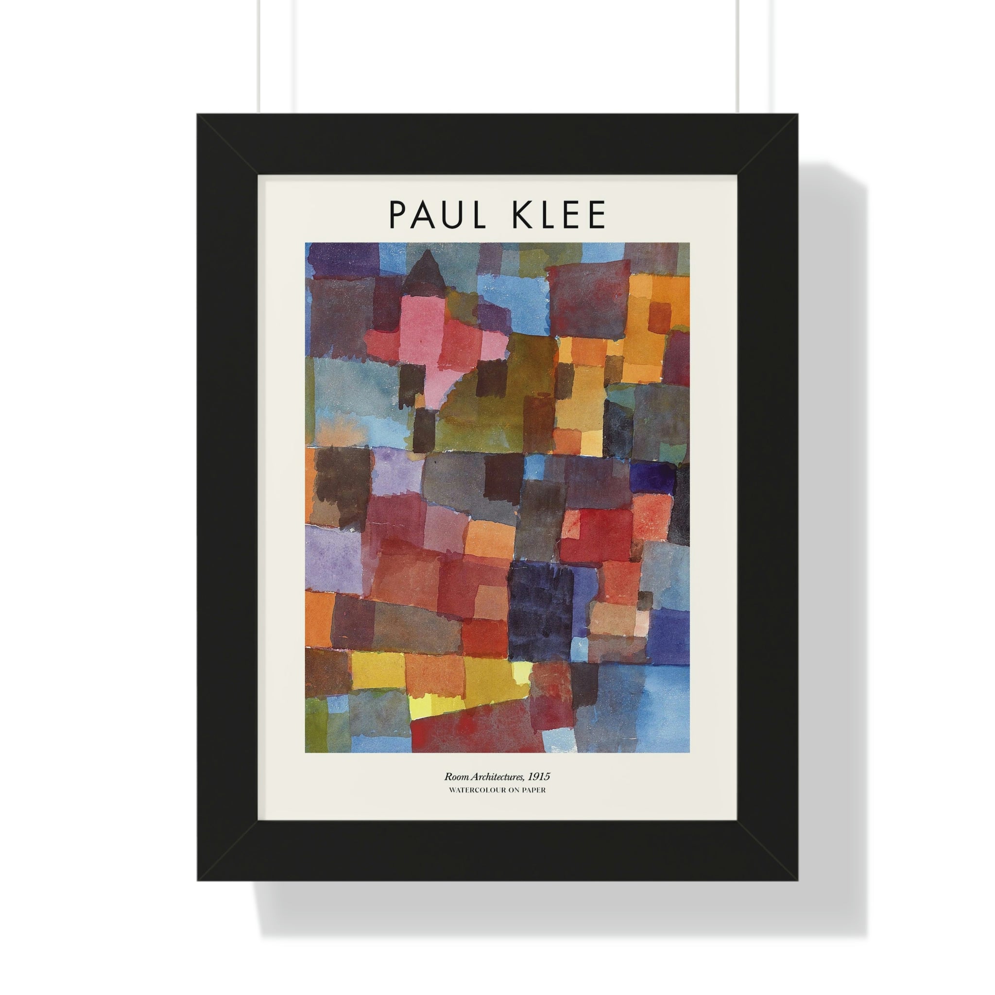 Paul Klee - Room Architectures - Framed Print – Murellos