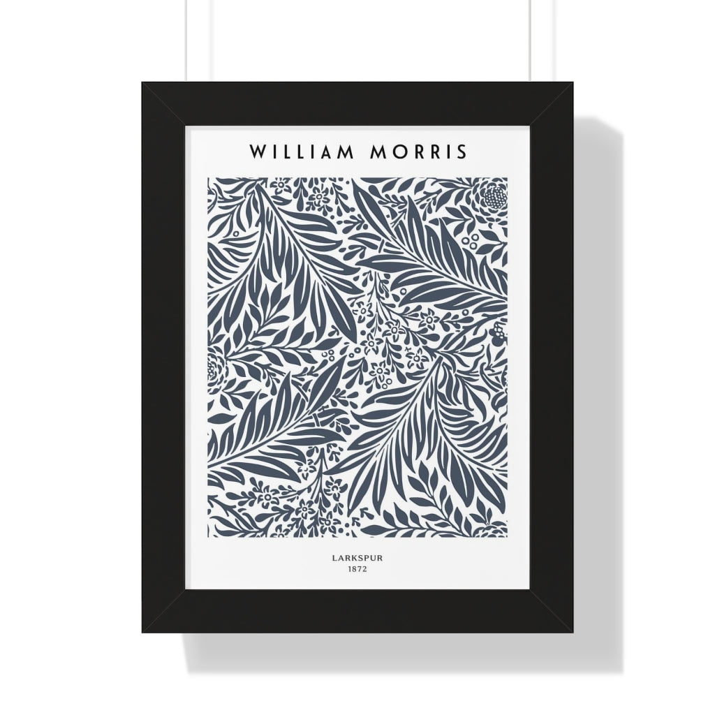 William Morris - Larkspur - Framed Print – Murellos
