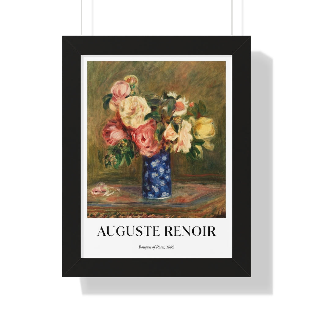 Pierre-Auguste Renoir - Bouquet of Roses - Framed Print – Murellos