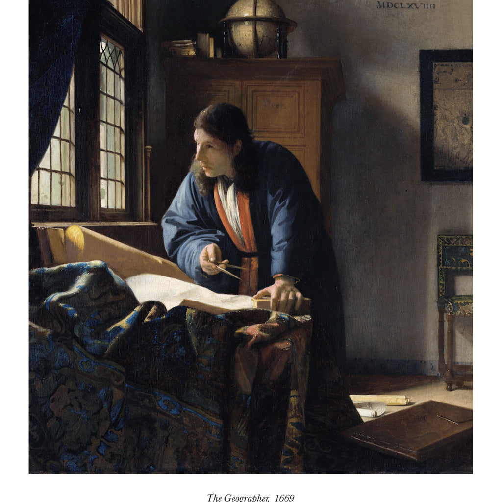 Johannes Vermeer - The Geographer - Poster – Murellos