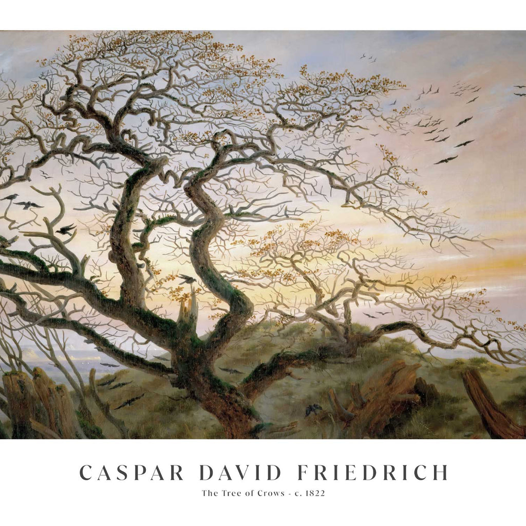 Caspar David Friedrich - The Tree of Crows - Poster – Murellos