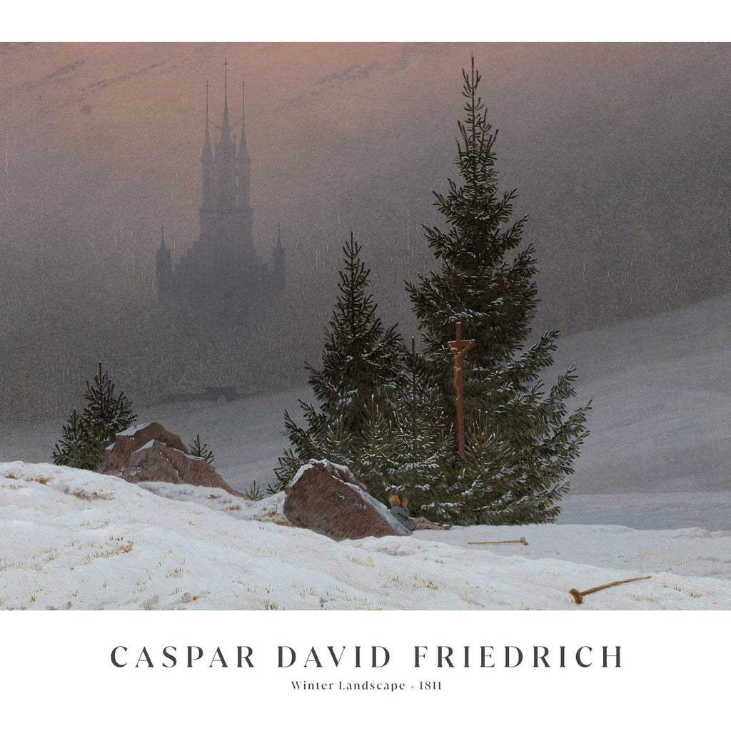 Caspar David Friedrich - Winter Landscape - Poster – Murellos