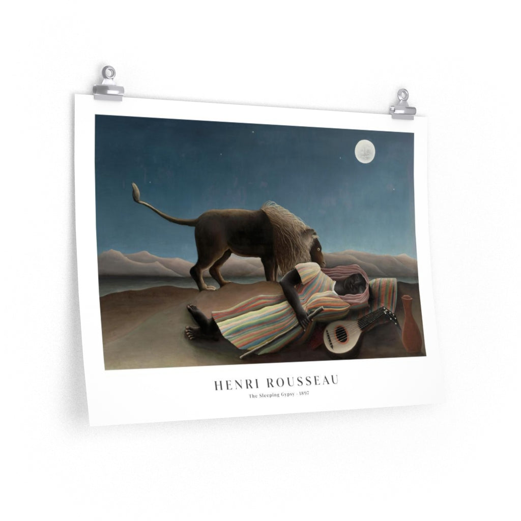 Henri Rousseau - The Sleeping Gypsy - Poster – Murellos